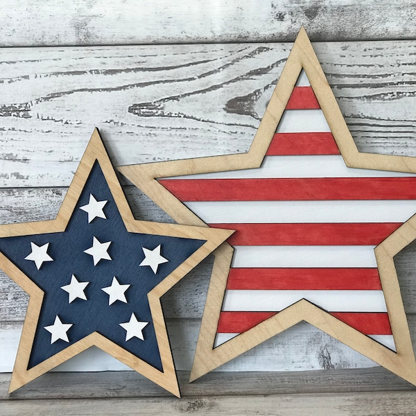 4th of July Stars - Etsy
