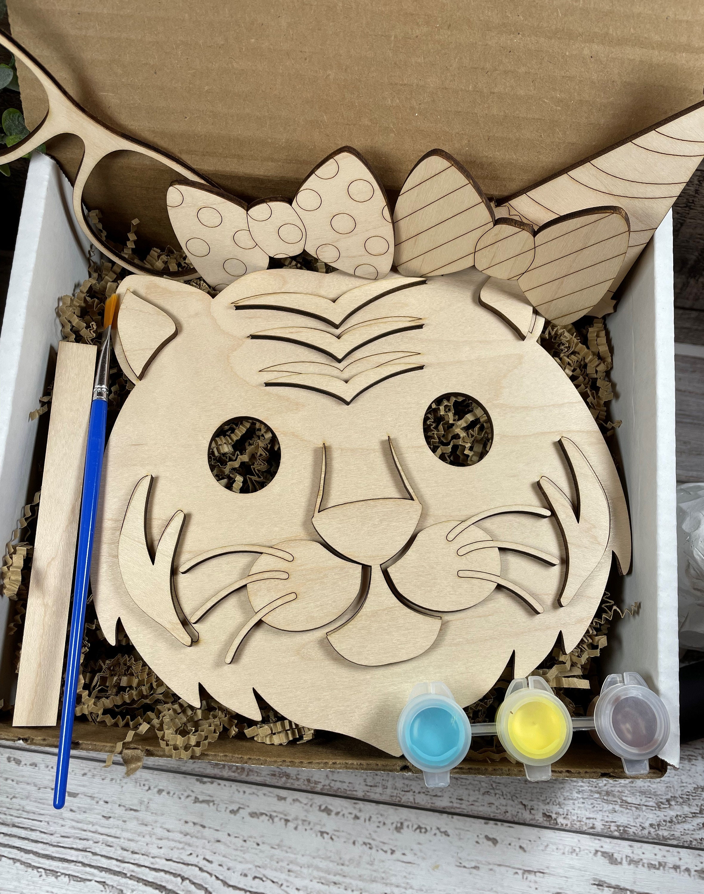 DIY Kids Mask With Accessories Kit 8 Animals Set Kids - Etsy