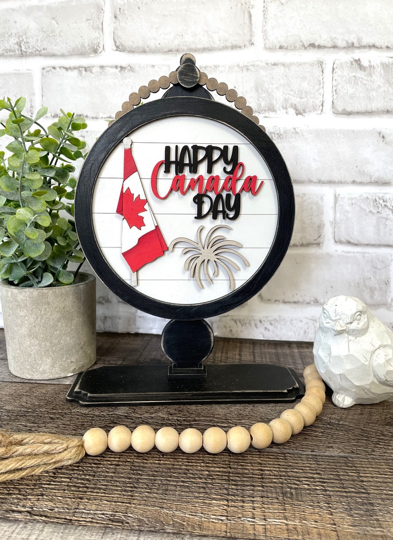 Canada Day Sign Insert SVG: Farmhouse Tabletop Decor (digital File Only ...