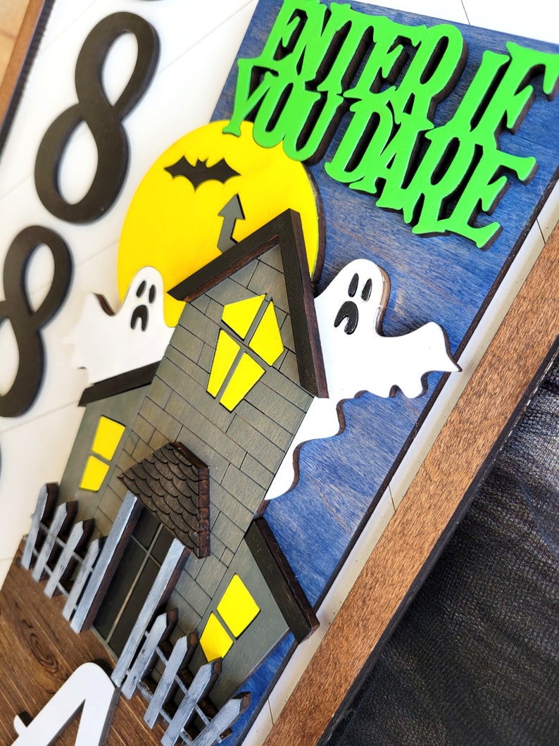 Add on for Interchangeable Address Plaque SVG Halloween - Etsy