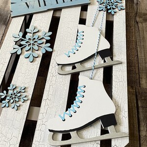 Vintage Sled Welcome Winter, Vintage Sled Décor, Fireplace Sled Leaner ...