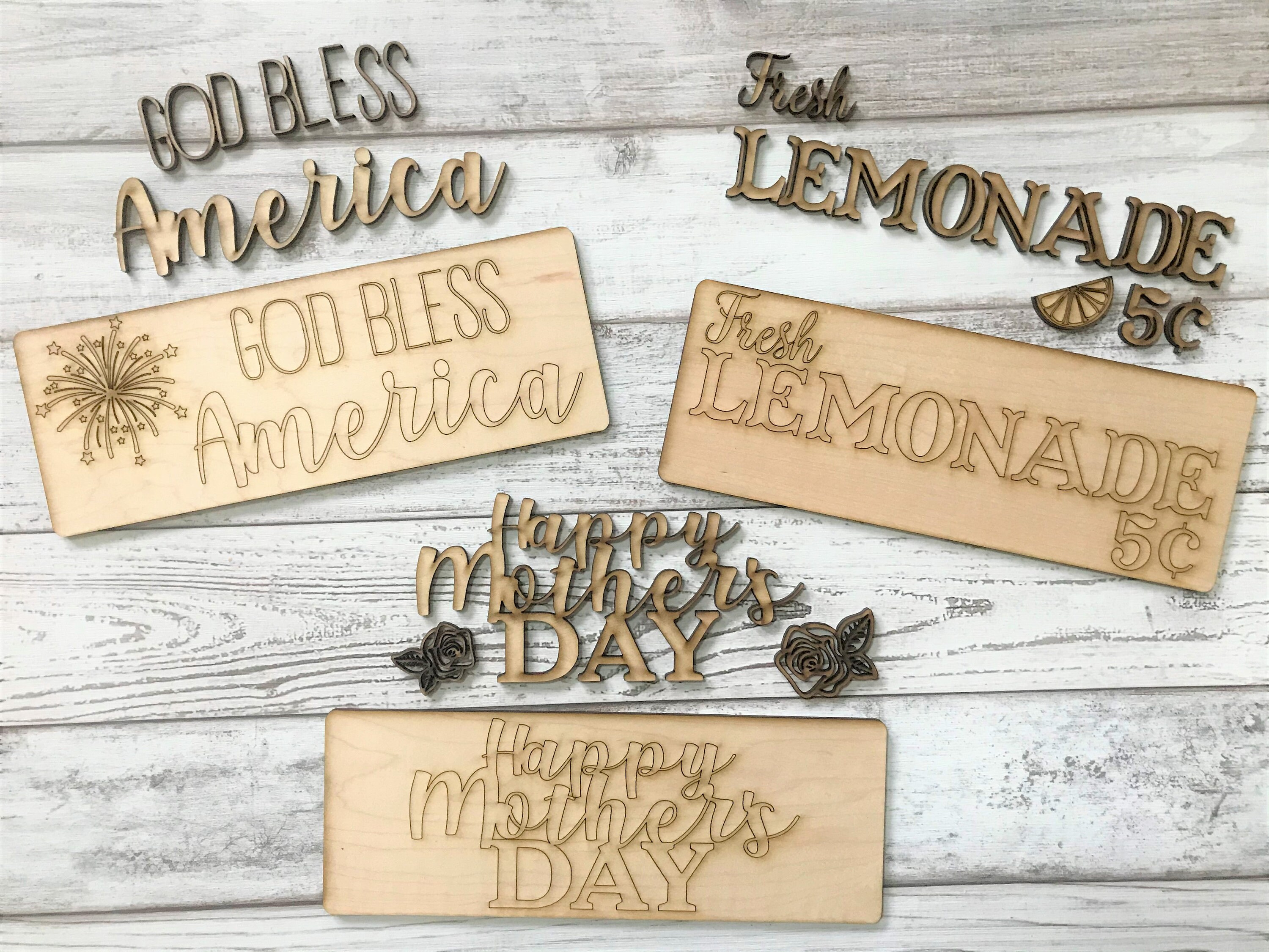 Additional Sign Options for Rustic Crate Farmhouse Planter | Etsy