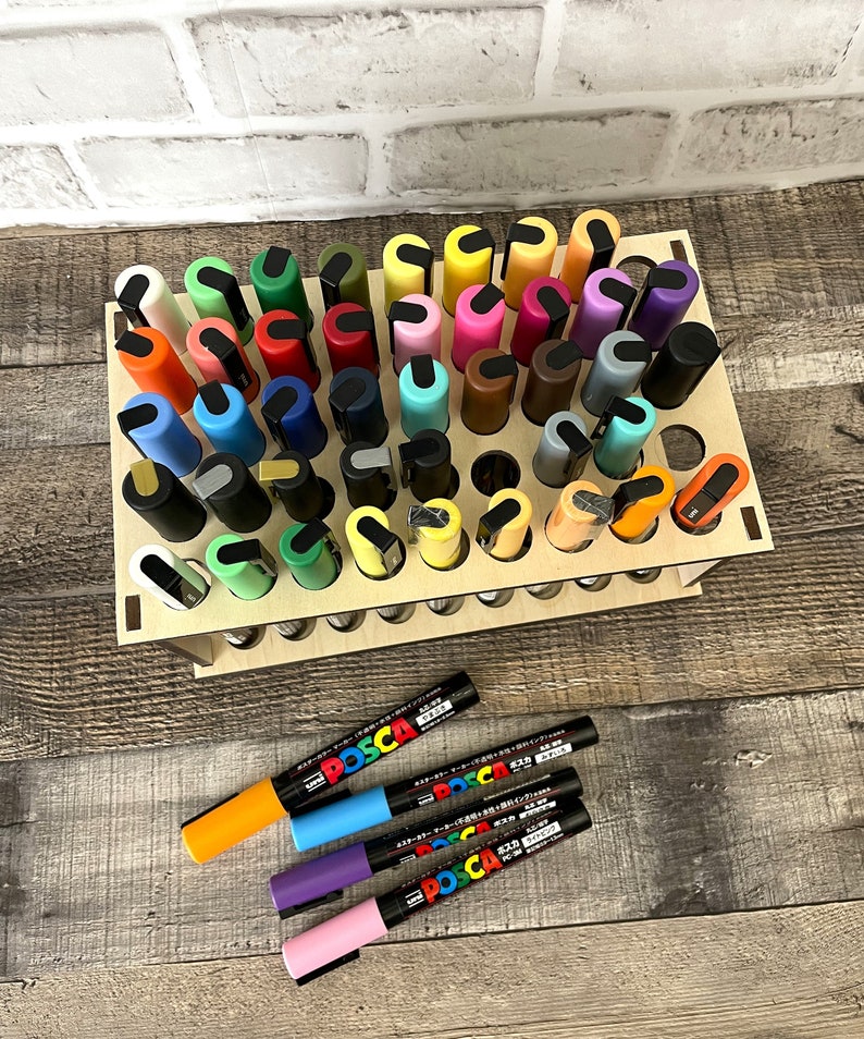 Paint Pen Organizer Posca Paint Pen Organizer XL Paint Pen - Etsy
