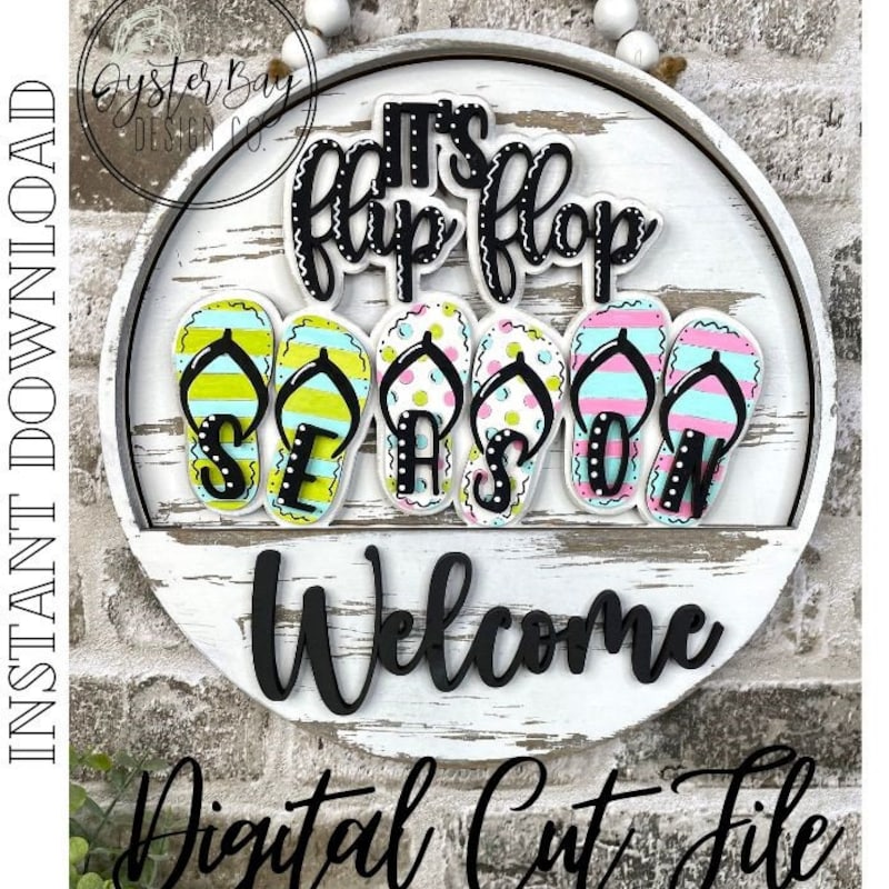 Flip Flop Sign - Etsy