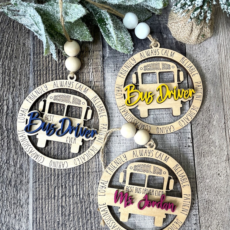 Bus Driver Engrave - Etsy