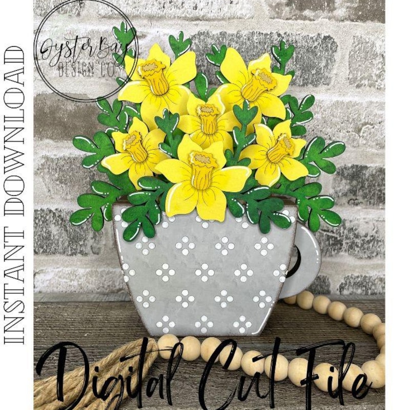 Daffodil Floral Arrangement - Etsy