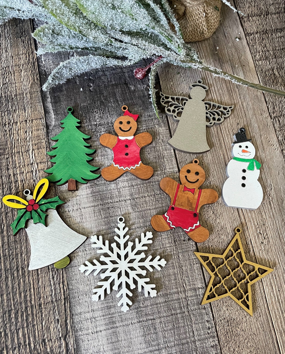 Dangle Ornament Merry Christmas Reindeer Stocking 3D - Etsy