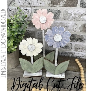 Daisies Farmhouse Daisy Shelf Sitters, Home Decor, Spring Decor ...
