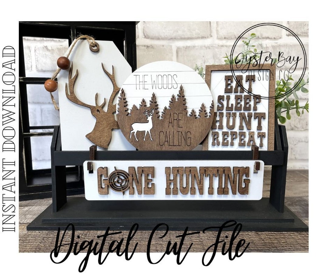 Hunting Tiered Tray Inserts - Deer, Wagon, Crate (digital File Only) - Etsy