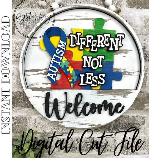 Autism Awareness Door Decor - Etsy