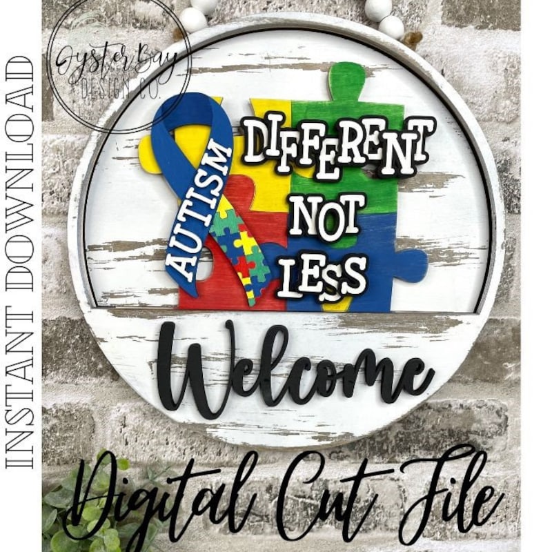 Autism Awareness Door Decor - Etsy