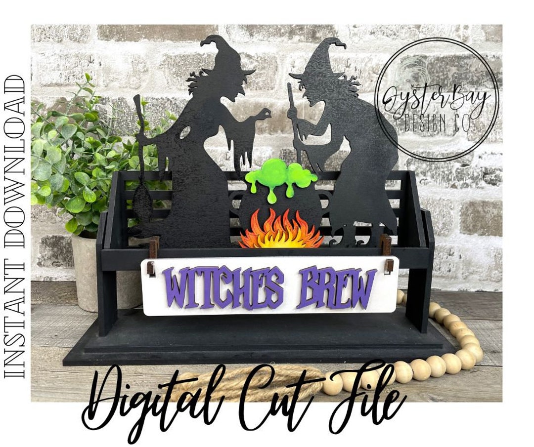 Add on for Interchangeable Wagon/crate/raised Shelf Sitter - Witches ...