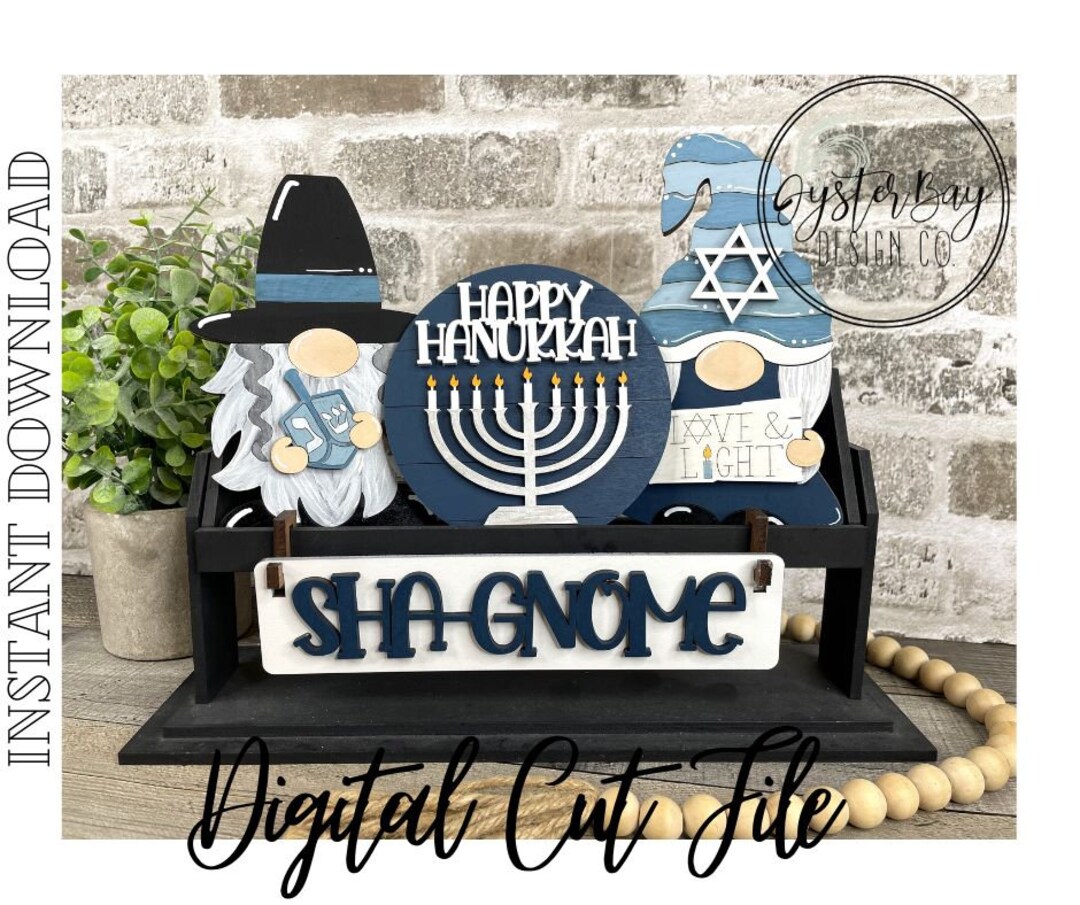 Add on for Interchangeable Wagon/crate/raised Shelf Sitter- Hanukkah ...