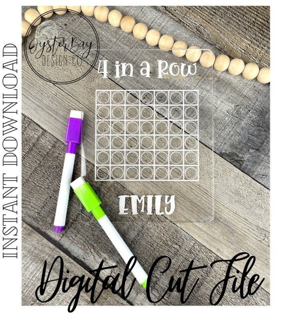 4 in a Row Acrylic Board, Kids Pen and Pencil Games, Kids Games, Party ...