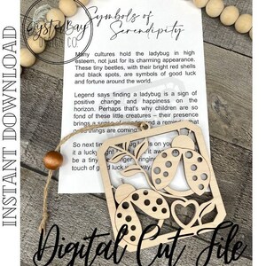 Symbol of Serendipity - Ladybug Ornament, Ladybug Ornament, Ladybug Car ...