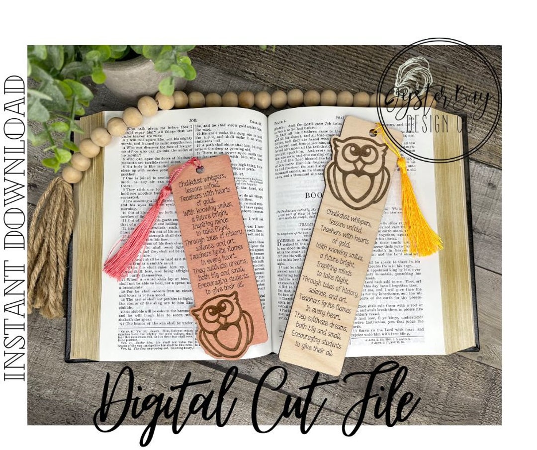 Wise Educator - Owl Bookmark, Owl Bookmark SVG, Owl Bookmark With Story ...