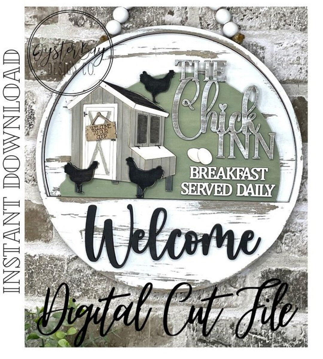 Add-on Insert for 10.50" Interchangeable Door Hanger/interior Sign ...