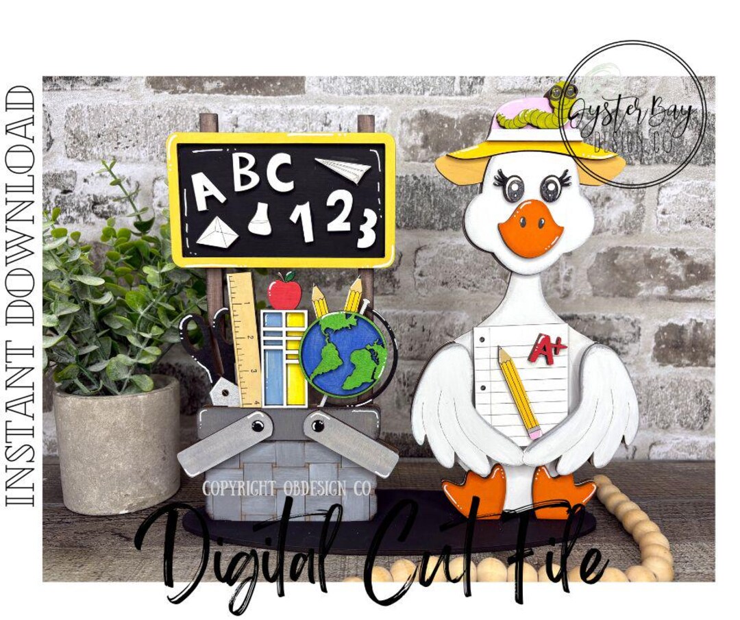 School Teacher Insert for the Goose Interchangeable Shelf Sitter, Goose ...