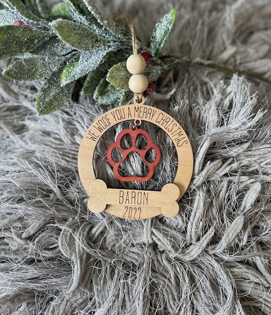 Dangle Ornament - Dog and Cat Ornaments, Dog and Cat Memorial Ornament ...