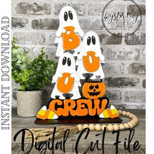 Boo Crew Shelf Sitter, Halloween Decor, Ghosts Shelf Sitter, Boo Crew ...