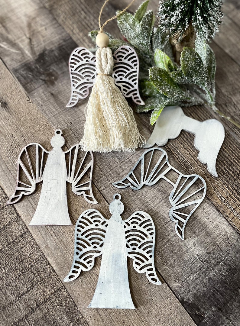 Angel Ornament SVG Angel Wings for Macrame Christmas - Etsy