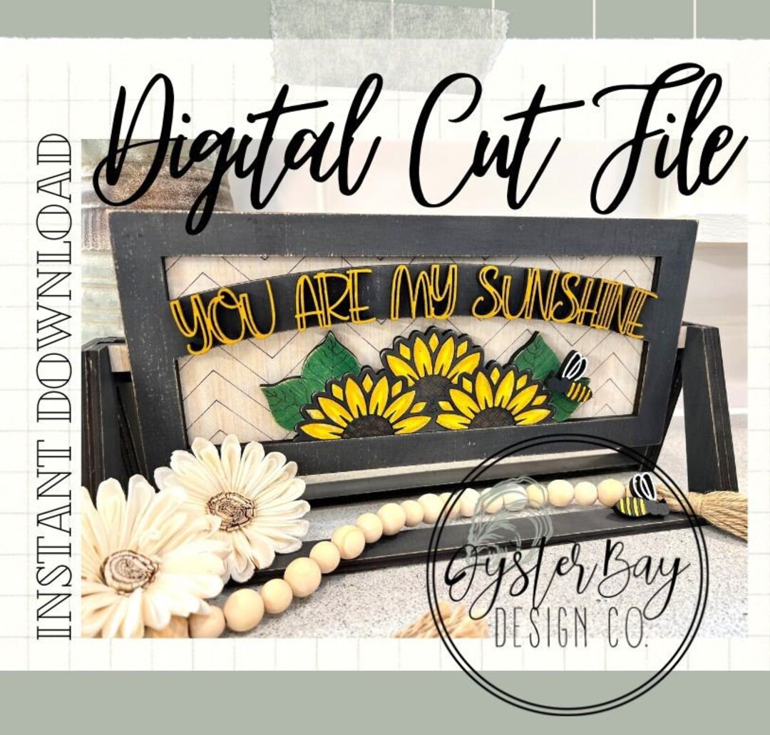 Add on for Farmhouse Interchangeable Sign Shelf Sitter, Sunflower ...