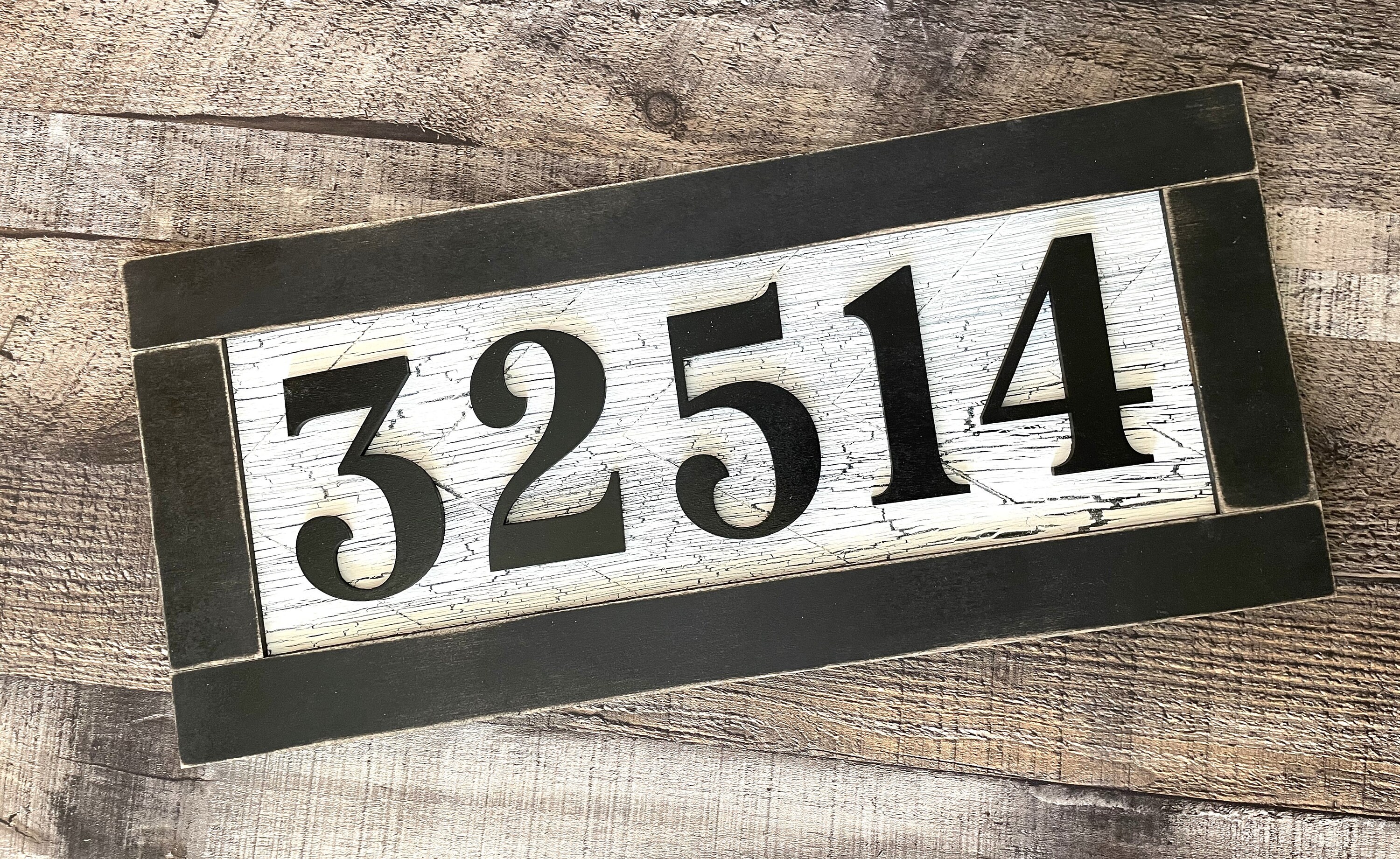 Horizontal Interchangeable Address Plaque Holder Only SVG - Etsy