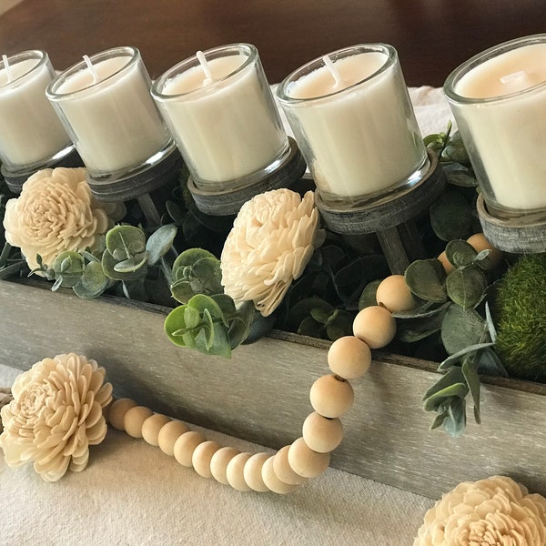 Rustic Votive - Etsy