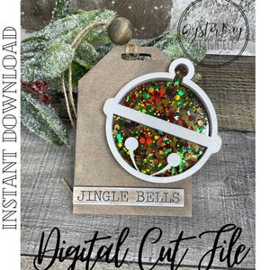Tag Shaker Christmas Ornaments - 3 Designs Included, Shaker Ornaments ...
