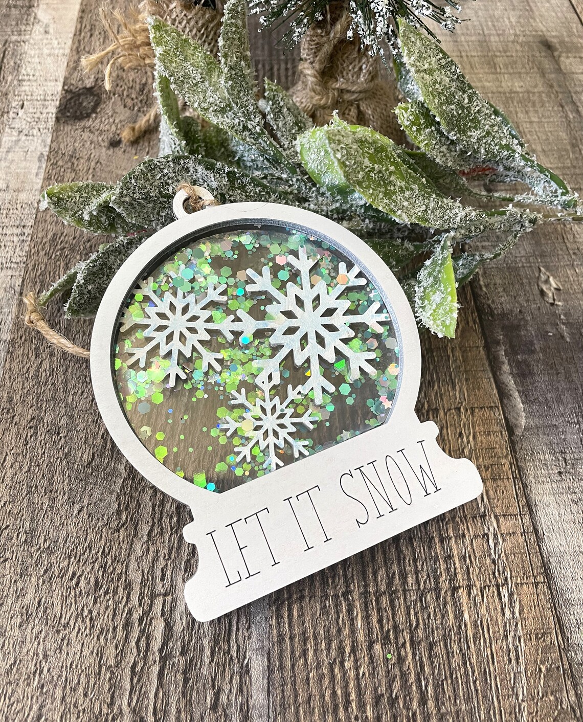 Snowglobe Shaker Christmas Ornaments - Fun Shaker Ornaments, Christmas ...