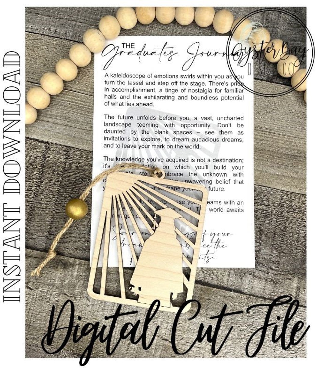 The Graduates Journey - GIRL Graduation Ornament, Graduation Story Card ...