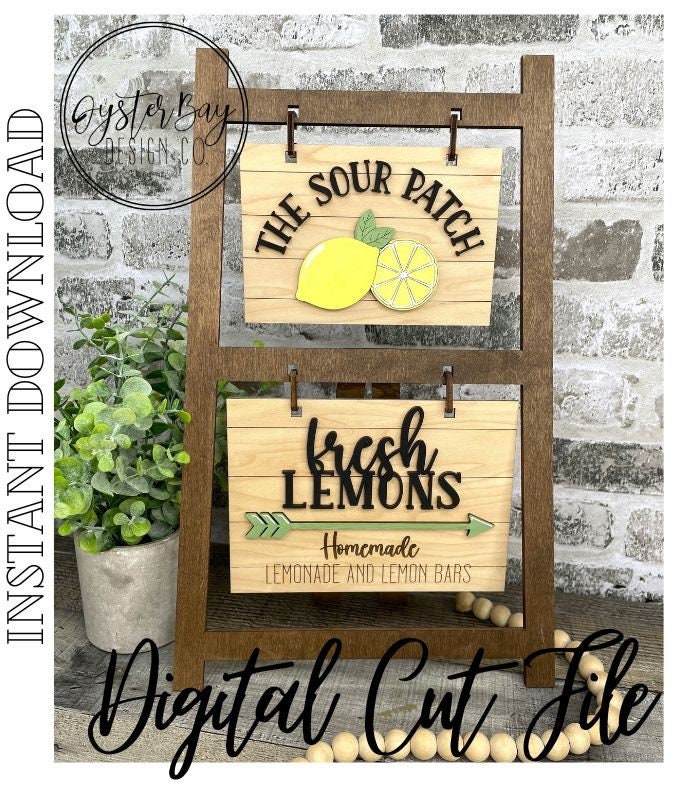 Insert for Ladder Farmhouse Interchangeable Sign, the Sour Patch ...