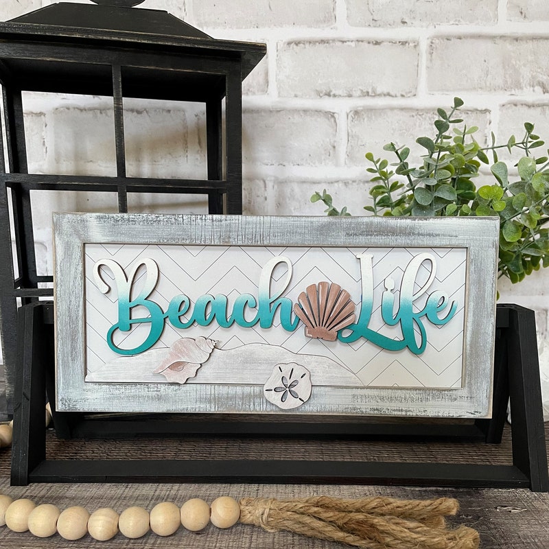 Rustic Beach Sign - Etsy