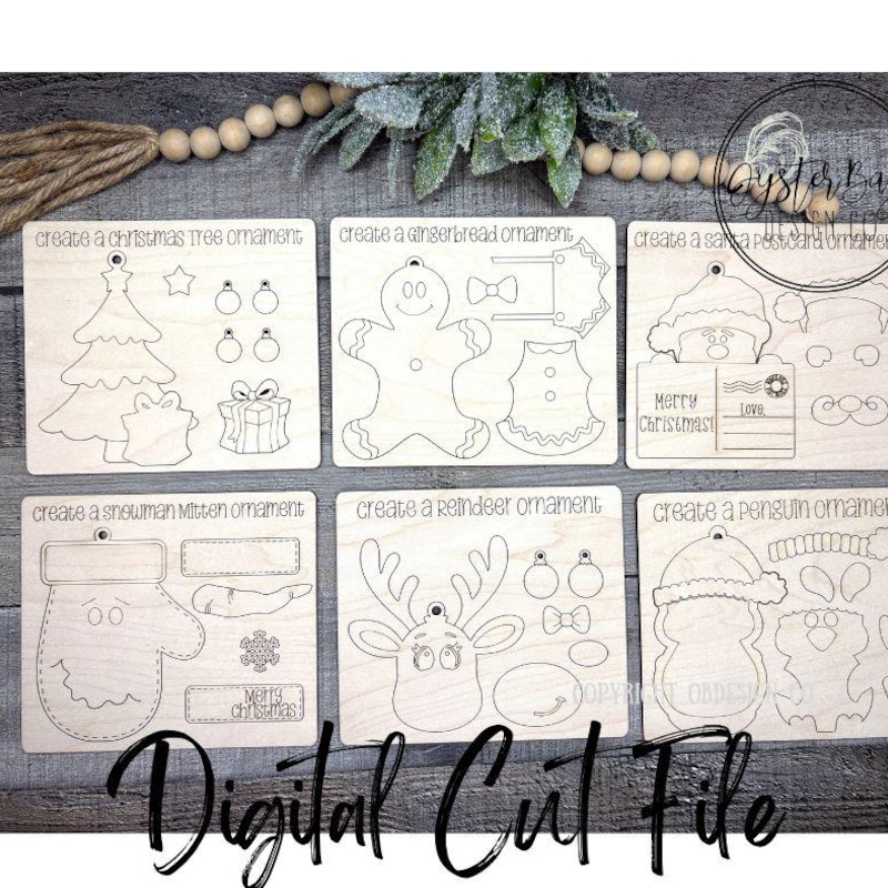 Ornament Svg Pop Out Kit - Etsy