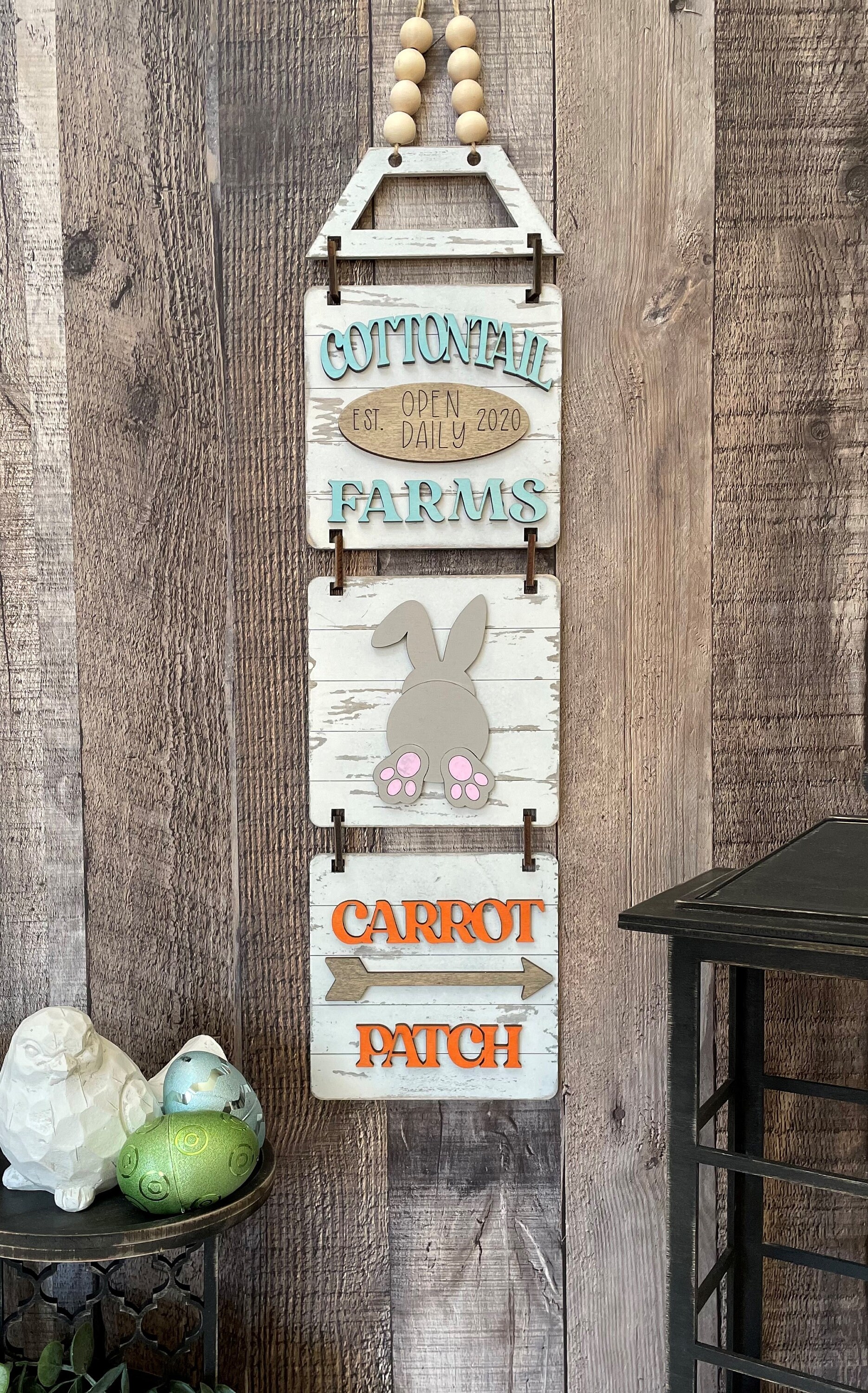 Add-on File for Hanging Farmhouse Interchangeable Sign Easter - Etsy