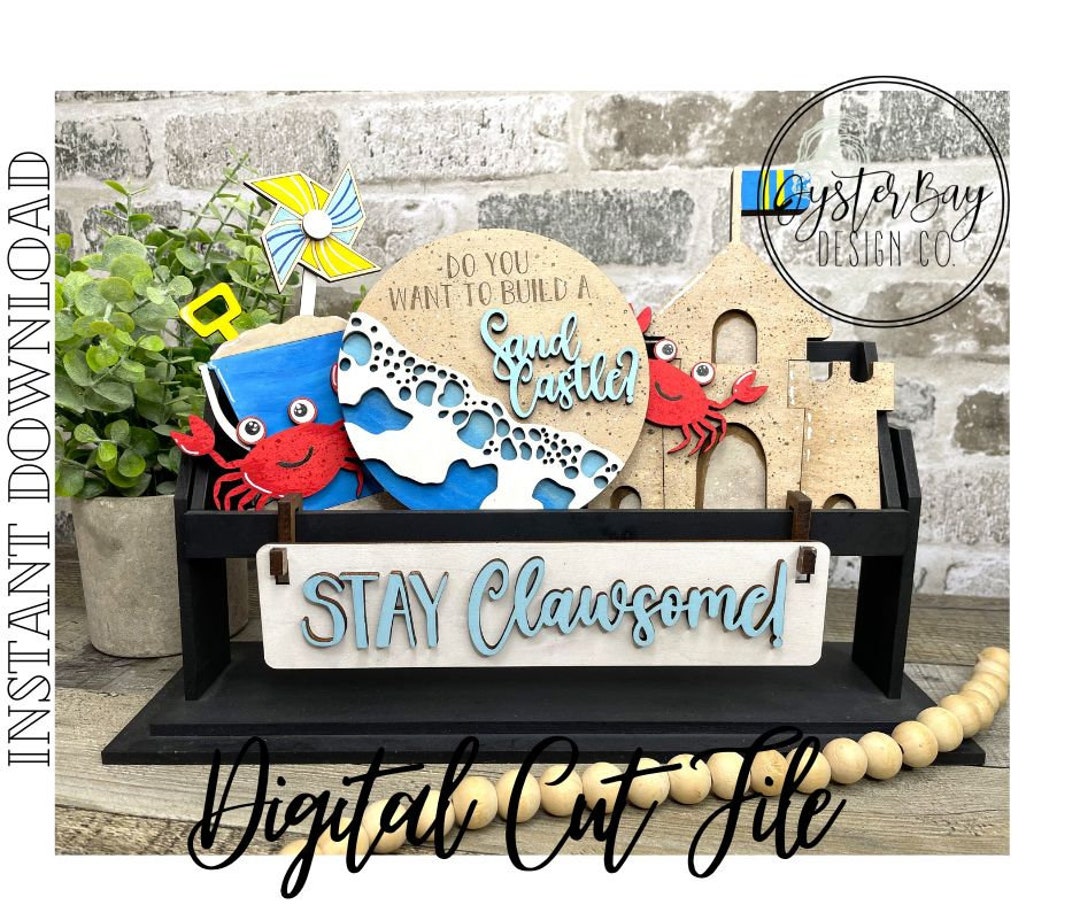 Add on for Interchangeable Wagon/crate/raised Shelf Sitter- Sand Castle ...