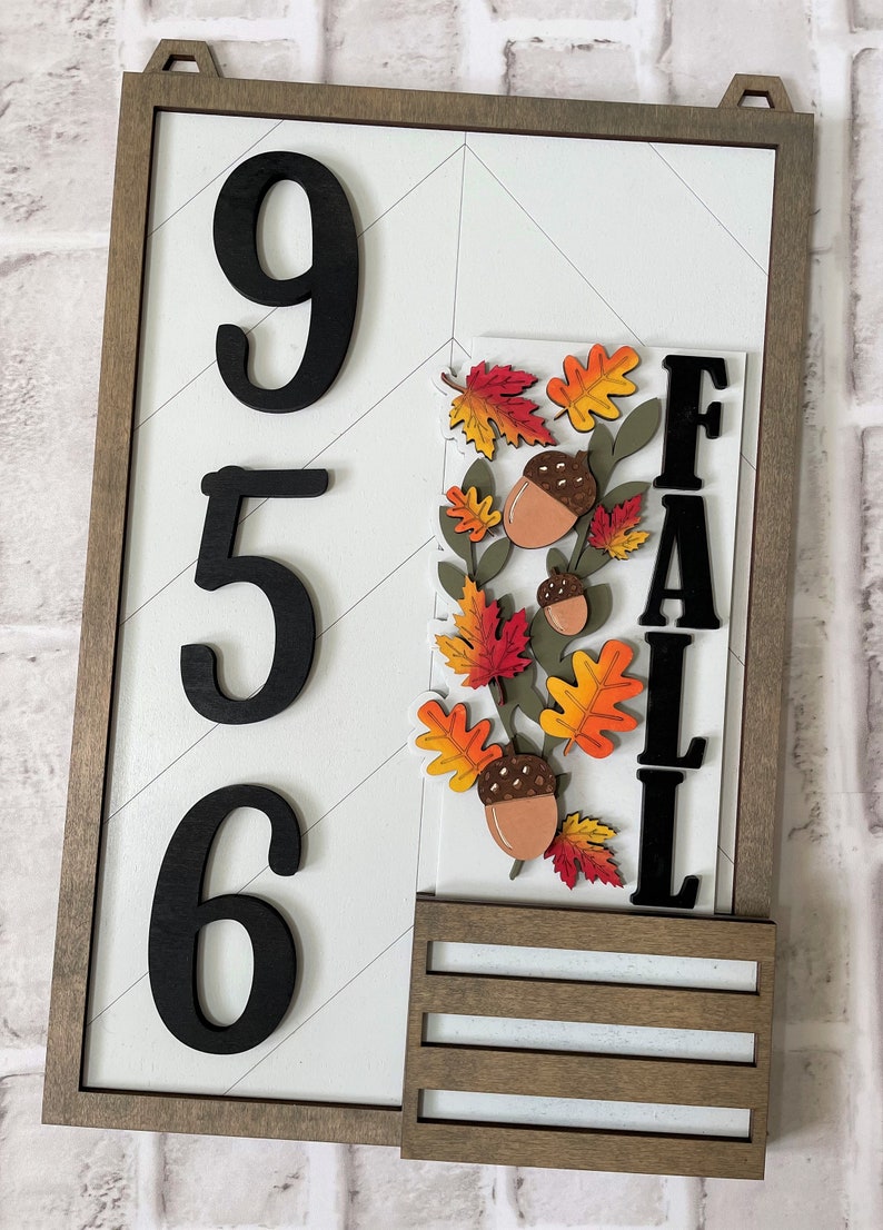 Add on for Interchangeable Address Plaque SVG Interchangeable - Etsy