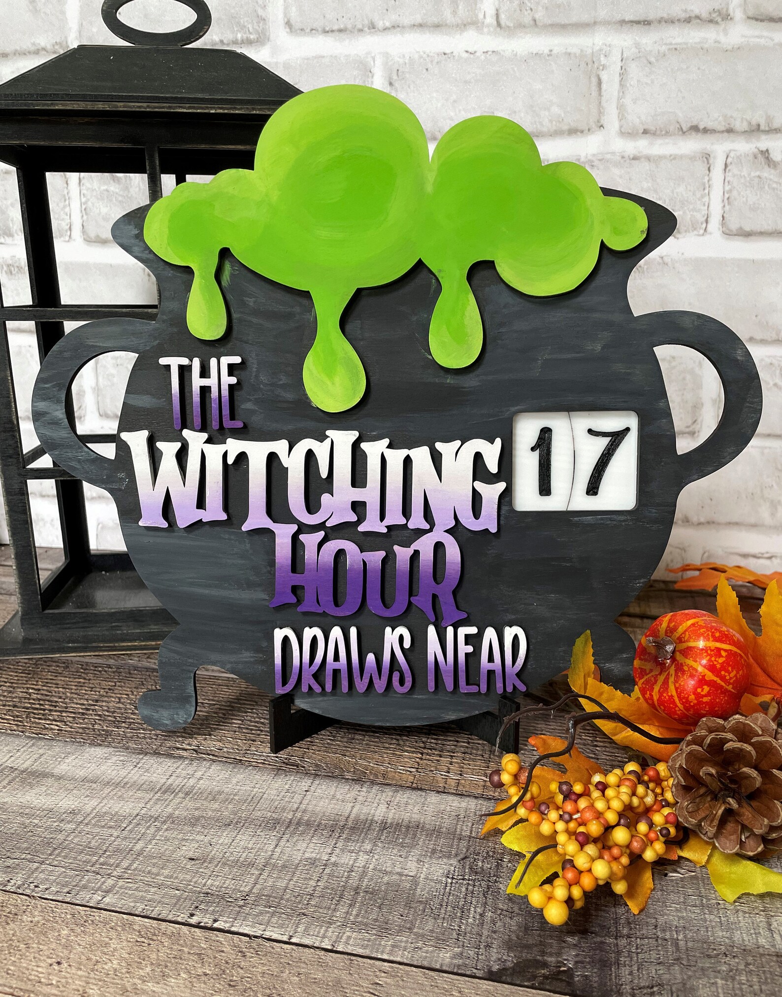 Cauldron Countdown Calendar Perpetual Countdown Calendar - Etsy