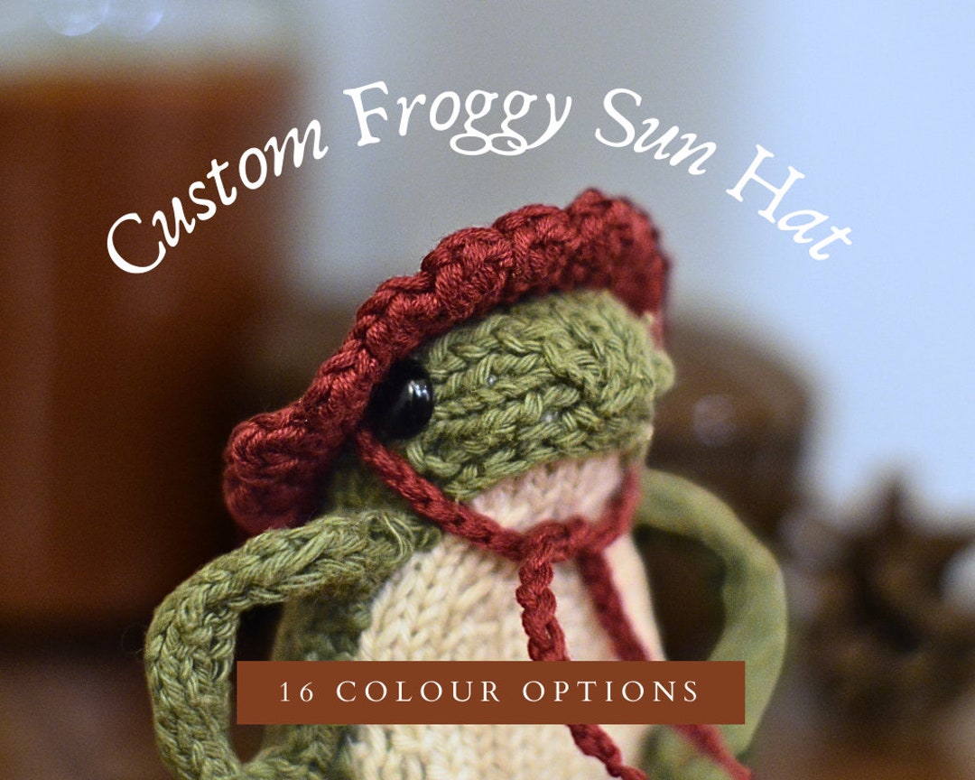 Froggy Sun Hat Custom Froggy Clothing Accessory - Etsy Australia