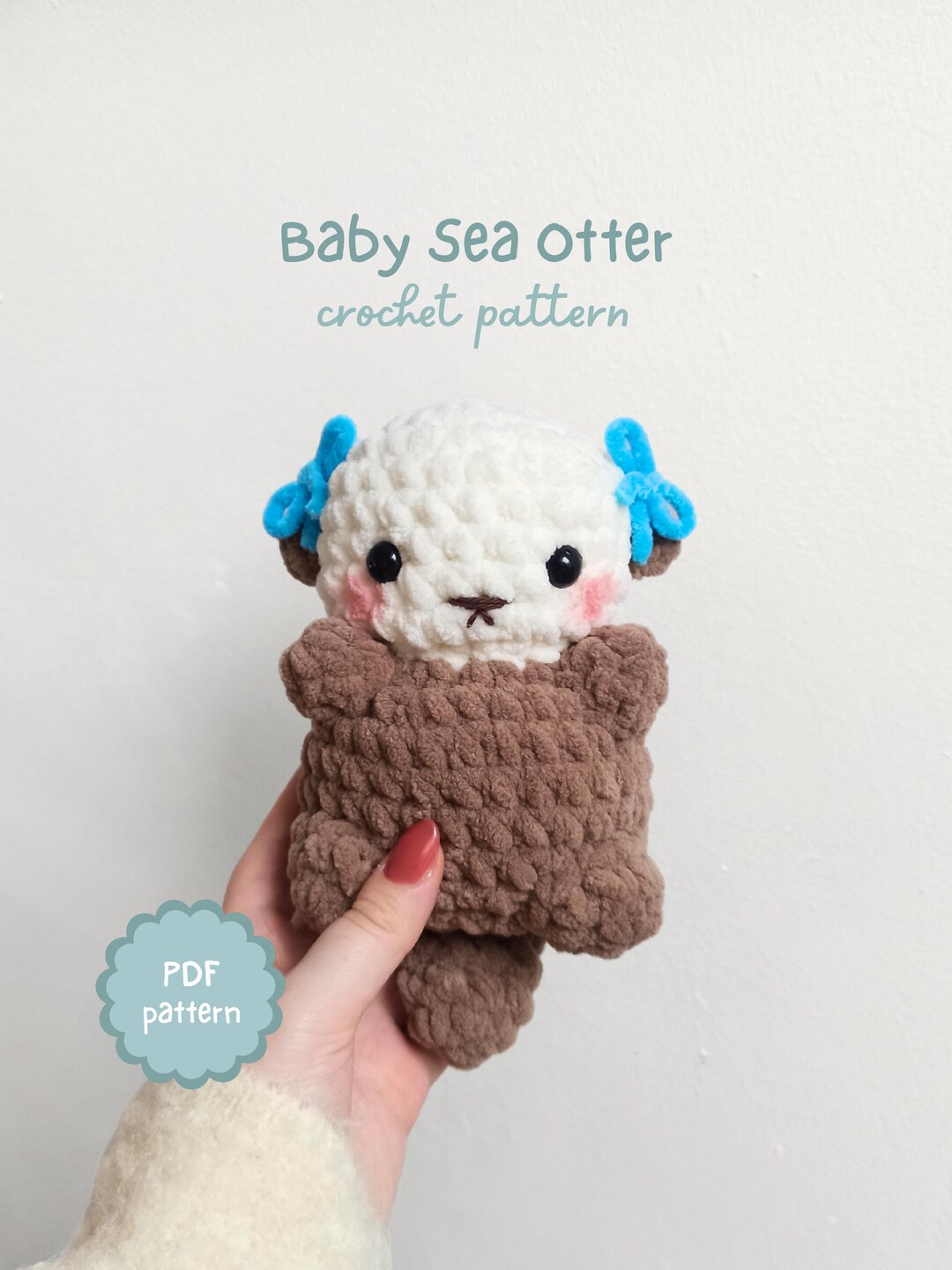 Baby Otter Crochet Pattern PDF in English - Etsy