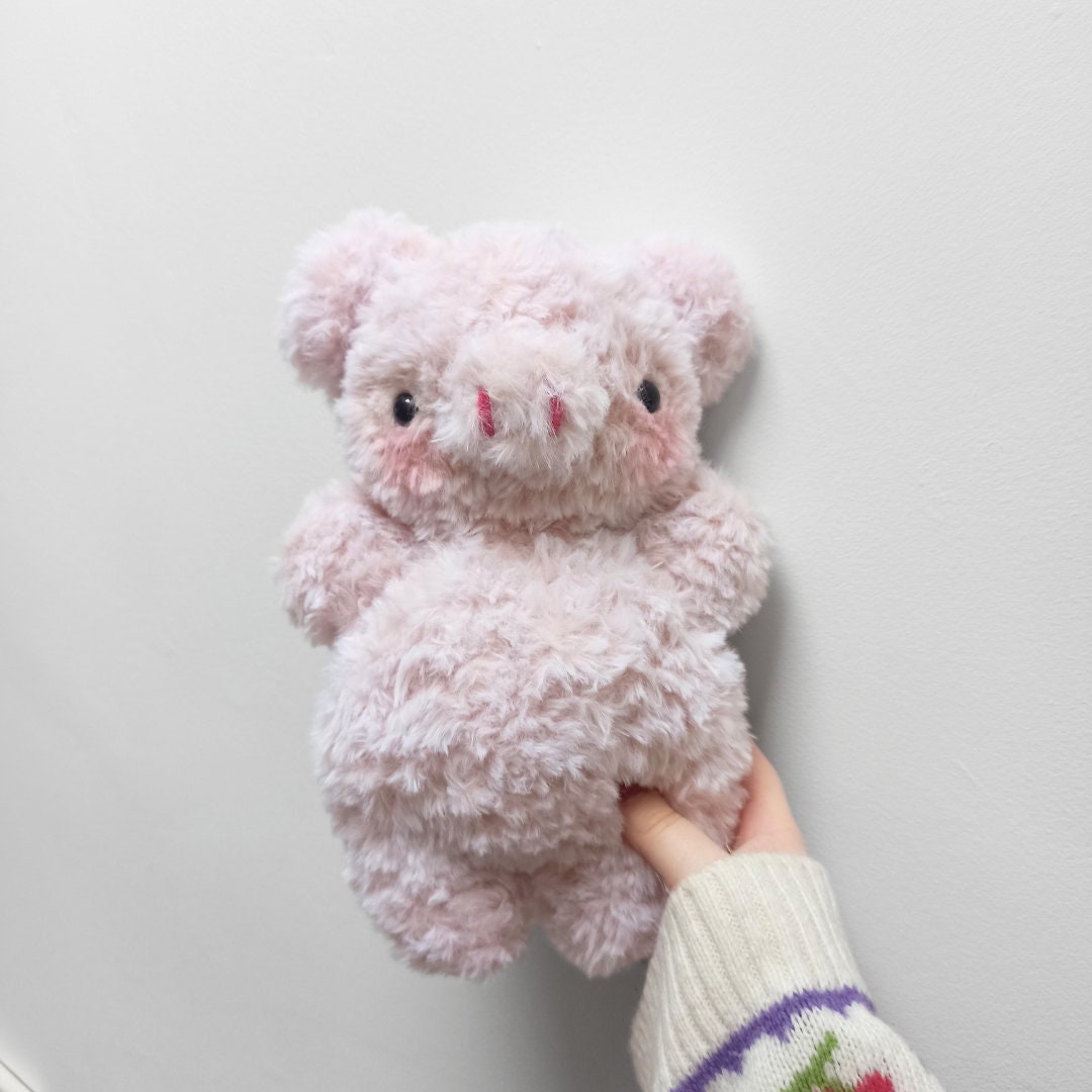 Pig Plushie Crochet Pig Gift Handmade Pig Toy Crochet Piglet Plush Gift ...