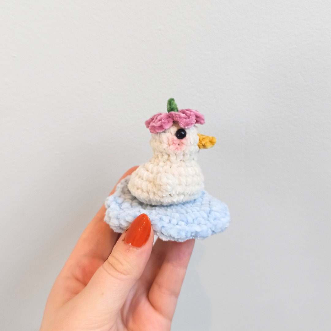 Puddle Duck Handmade Crochet Plushie - Etsy