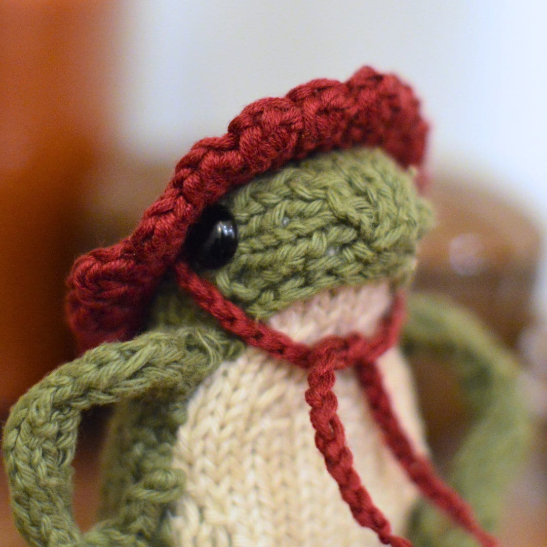 Froggy Hat Accessory Crochet Pattern for Beginner PDF in English - Etsy