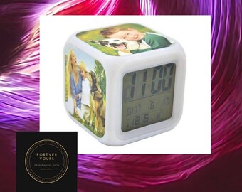 Personalized Photo Alarm Clock - Etsy