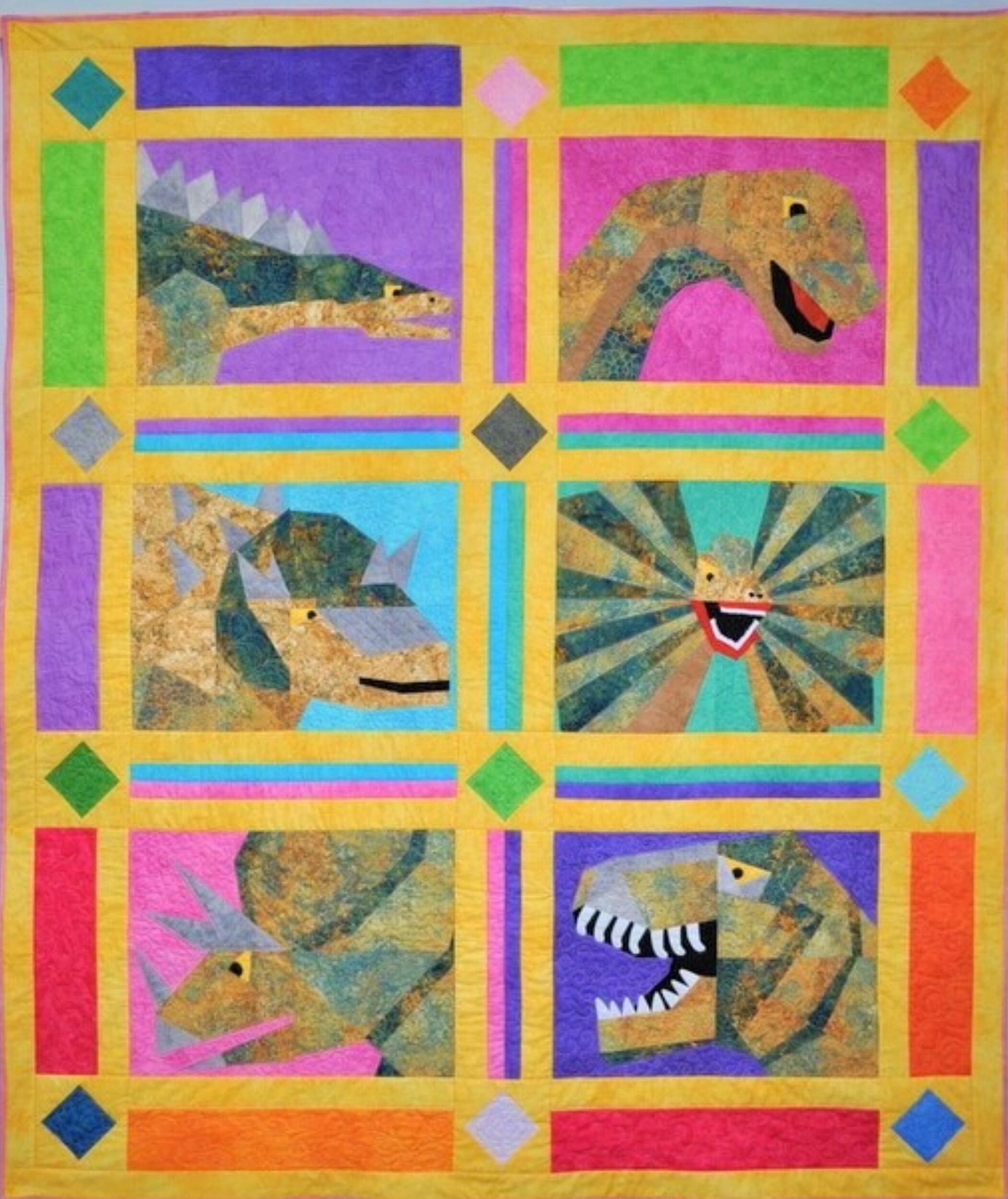 Triceratops Quilt Pattern (PDF) - Etsy