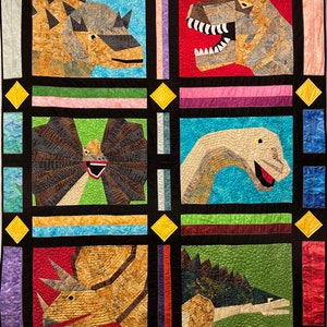 Tyrannosaurus Rex Quilt Pattern (PDF) - Etsy