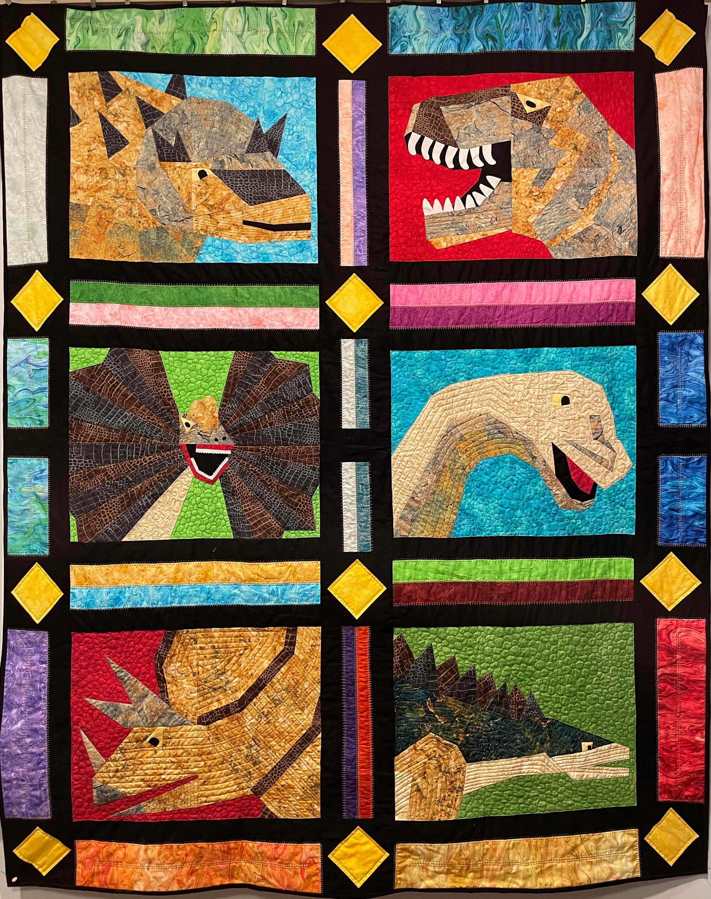 Triceratops Quilt Pattern (PDF) - Etsy