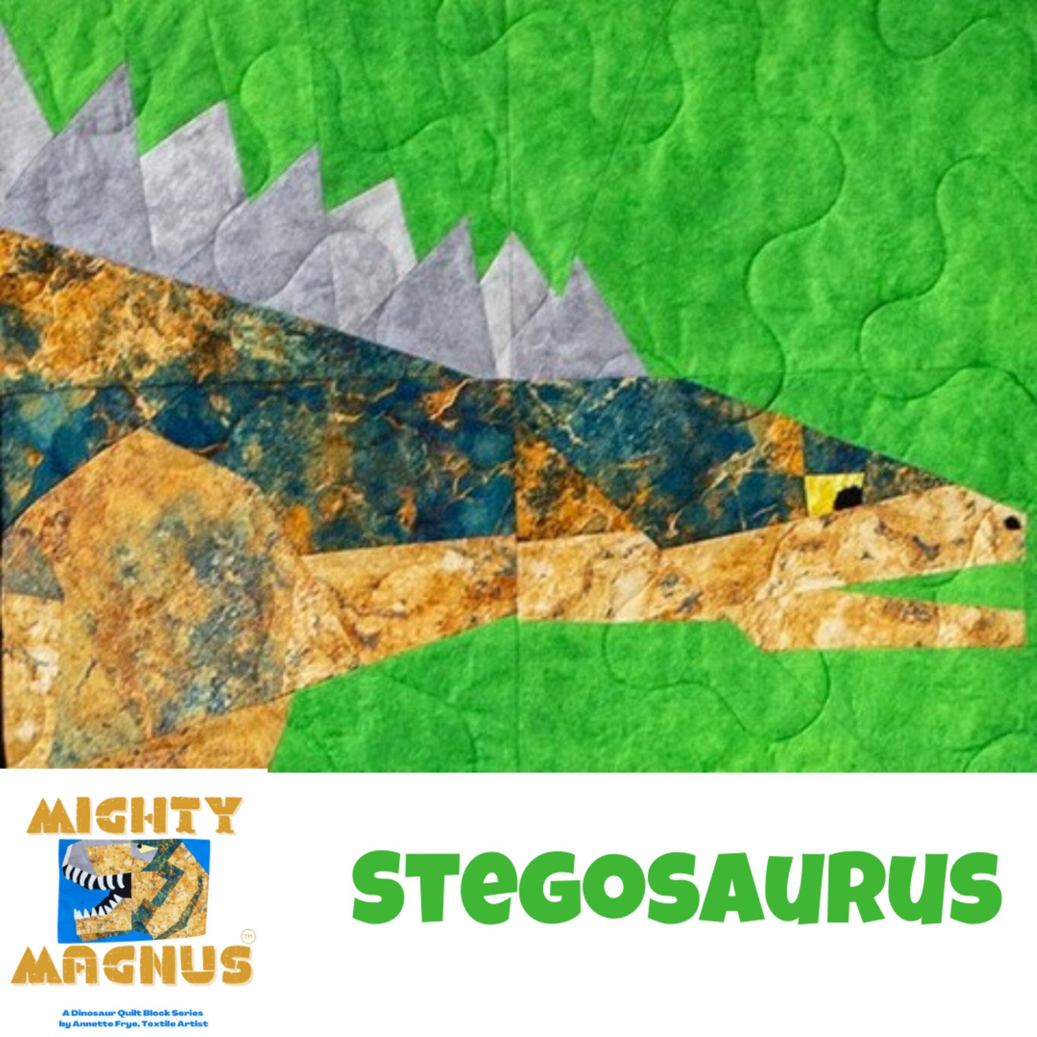 Stegosaurus Quilt Pattern (PDF) - Etsy