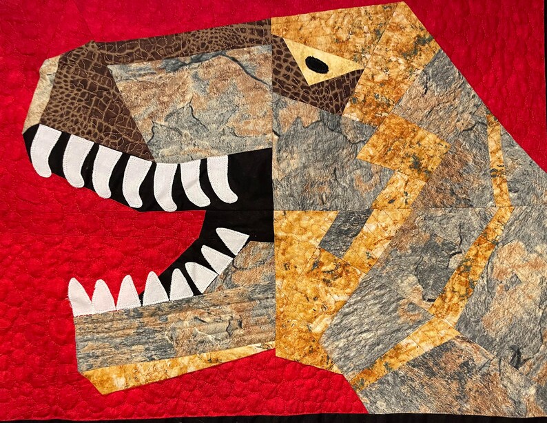 Tyrannosaurus Rex Quilt Pattern (PDF) - Etsy