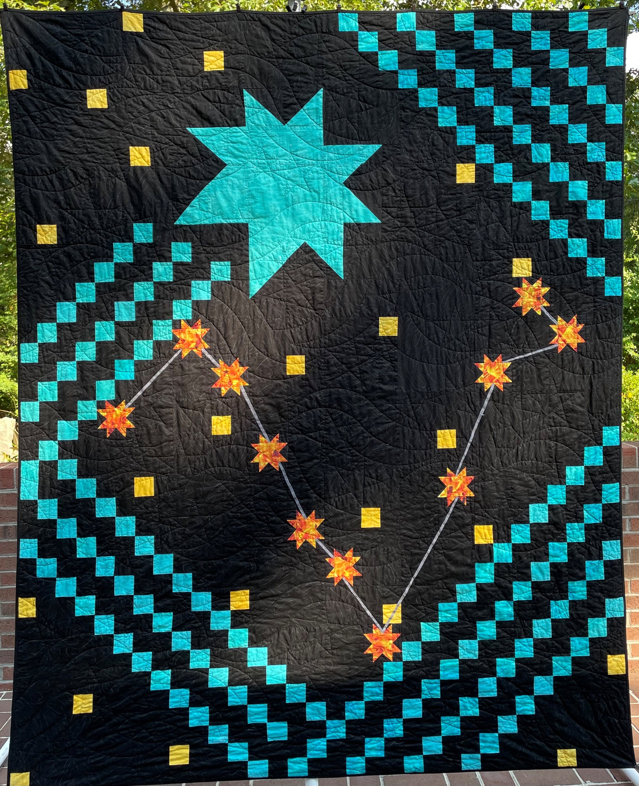 Pisces Quilt Pattern (PDF) - Etsy